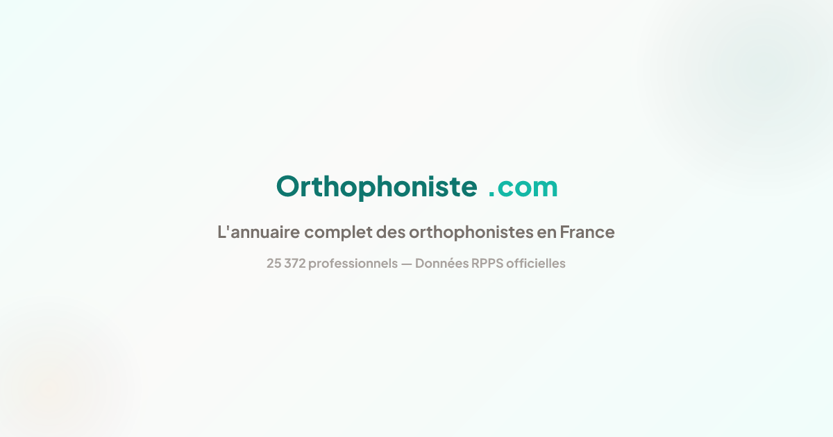 Orthophoniste Le Mee Sur Seine : 2 Cabinets - Rendez-vous et Coordonnées